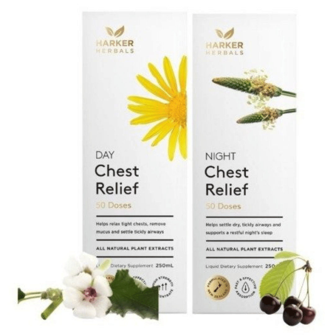 Harker Herbals Adult's Chest Relief Night & Chest Relief Day 150ml ...